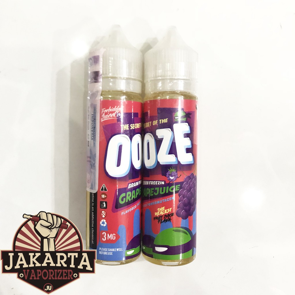 Jual OOZE GRAPE JUICE THE SECRET OF OOZE 60ML FORBIDDEN JUICE BRAIN ...