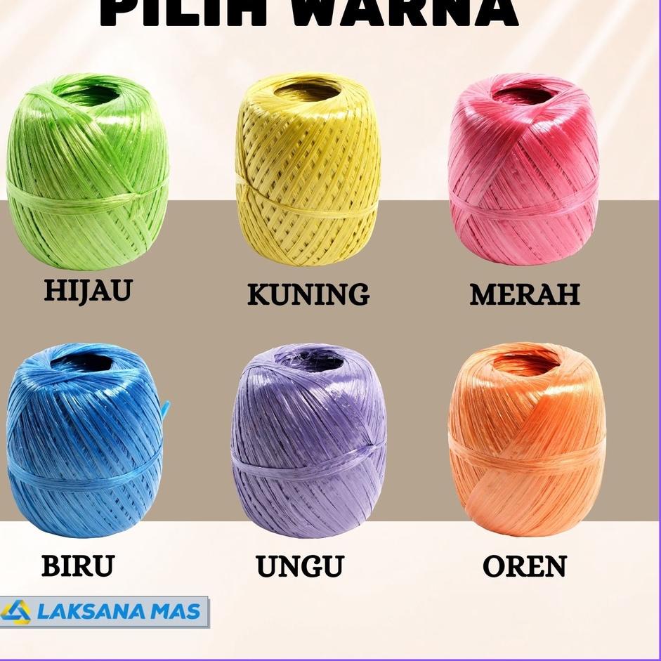 Jual Tali Rafia Plastik Laksanamas Merek Menang Super Warna Oren di ...