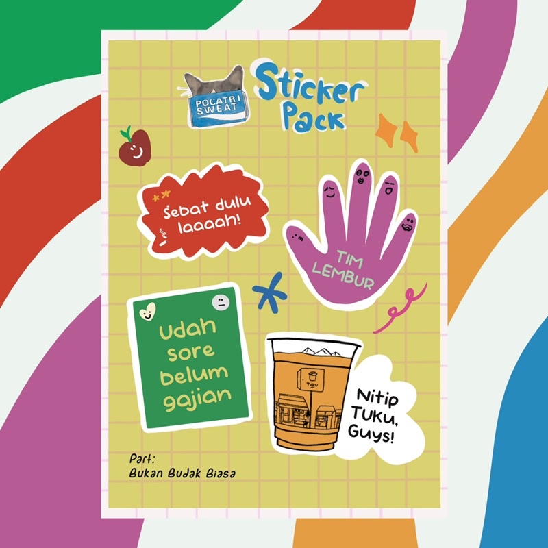 Jual STICKER PACK Bukan Budak Biasa | Shopee Indonesia