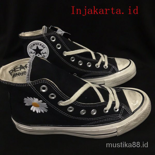 Jual Converse Peaceminusone X Converse Allstar 70s High Black White ...