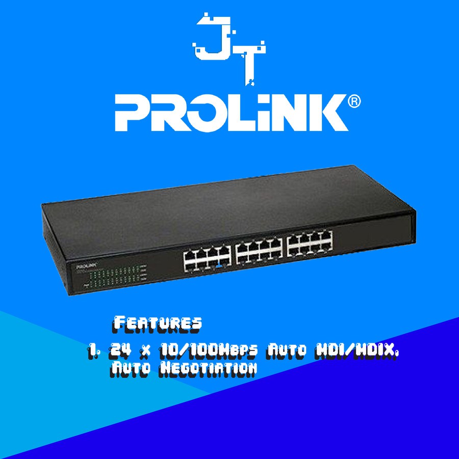 Jual Prolink PCSE2450M 24-Port 10/100 Mbps Managed Switch | Shopee ...