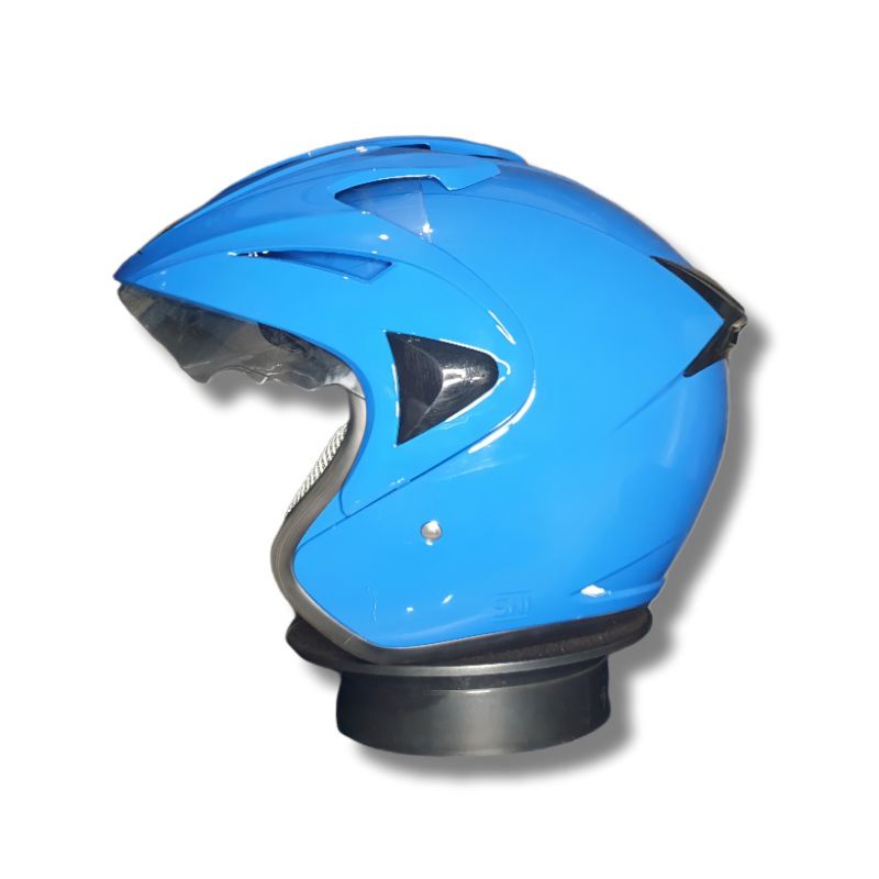 Jual Helm Hiu biru TNI AL dengan double visor | Shopee Indonesia
