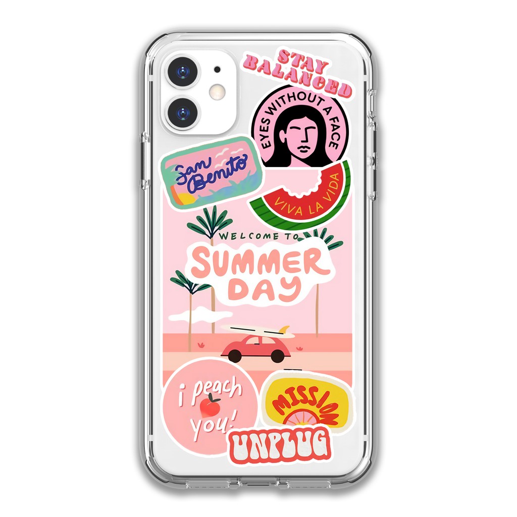 Jual Sticker Aesthetic Stiker Tumblr Handphone Series Summer Day (isi 8 ...
