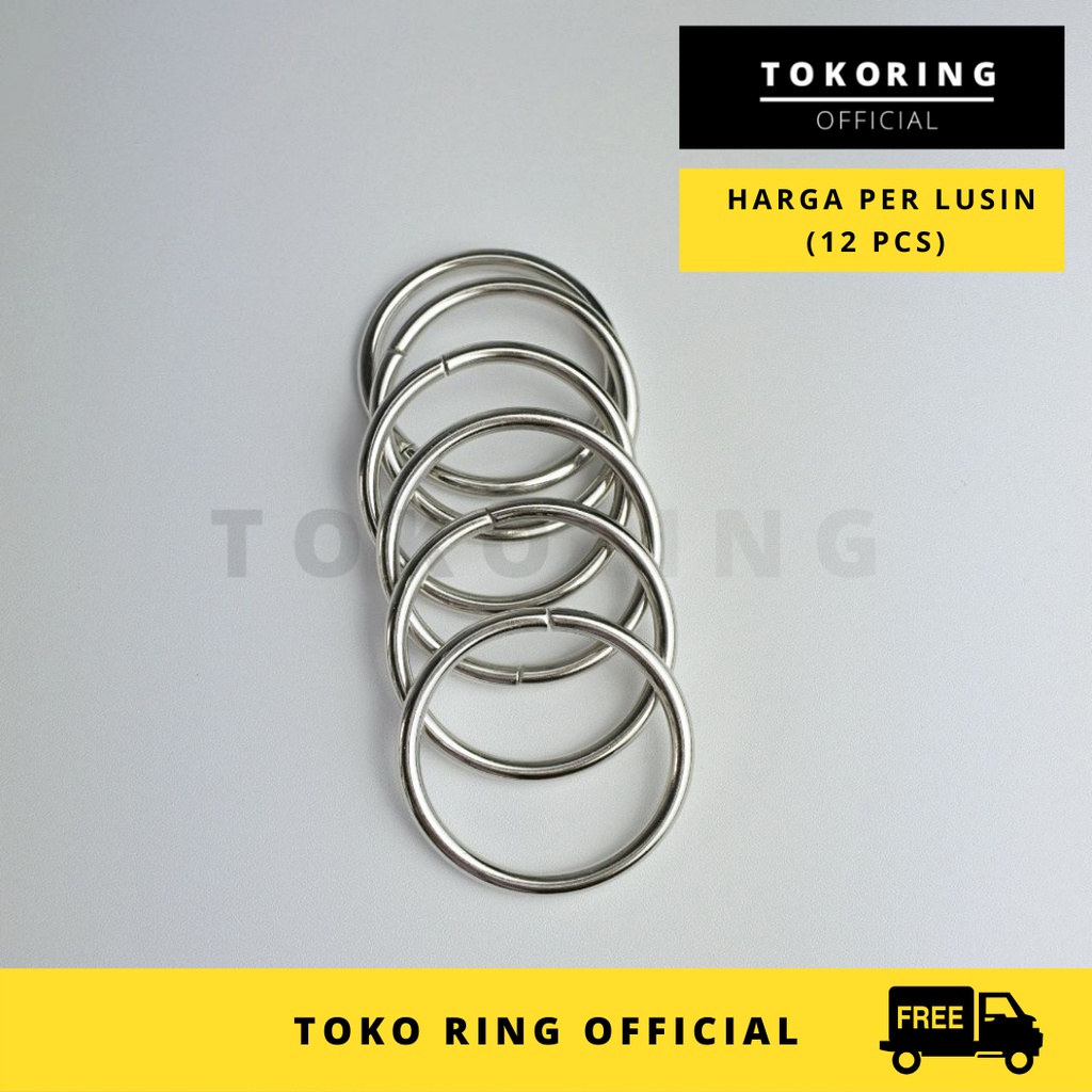 Jual Ring Bulat 4 cm tebal 3,9 mm Nikel - Toko Ring Official (Harga per ...