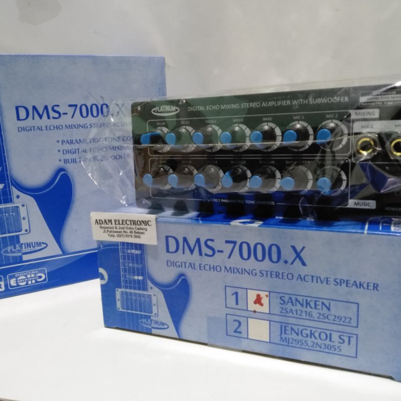 Jual AMPLIFIER KIT SPEAKER AKTIF + MIXER + 2 SOCKET MIC - DMS-7000.X ...