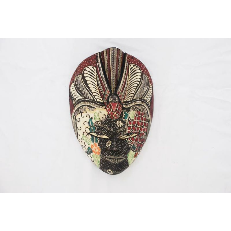 Jual Topeng Batik Kayu Merak Souvenir Jogja Indonesia | Shopee Indonesia
