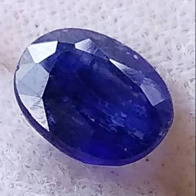 Jual Batu Permata Natural Blue Sapphire Safir 100% Asli Alam Top ...