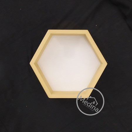 Jual Dekorasi Hiasan Dinding Hexagon / Heksagon Kayu | Shopee Indonesia