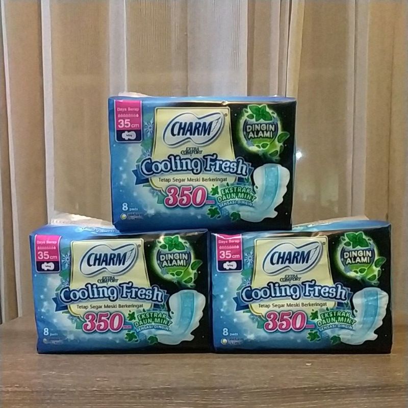 Jual Charm pembalut cooling fresh 35cm | Shopee Indonesia