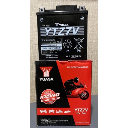 Jual Aki Motor Yuasa YTZ7V 100% ORIGINAL u/ Nmax, Aerox, PCX DLL ...