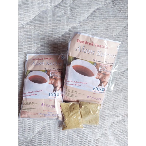 Jual (Bisa COD) Bandrek Instan Alam Surya, Minuman Tradisional, 1 ...