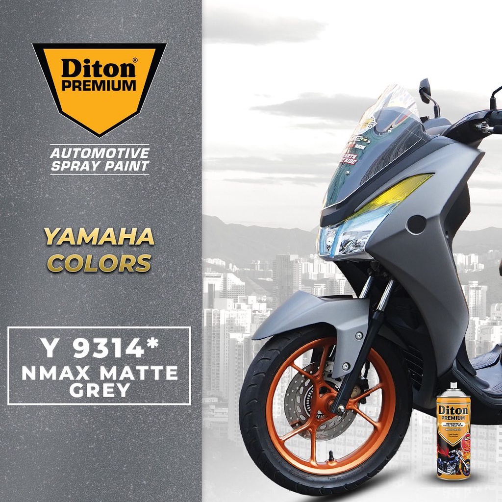 Jual Cat Semprot DITON PREMIUM Yamaha Colors - Nmax Matte Grey Y 9314 ...