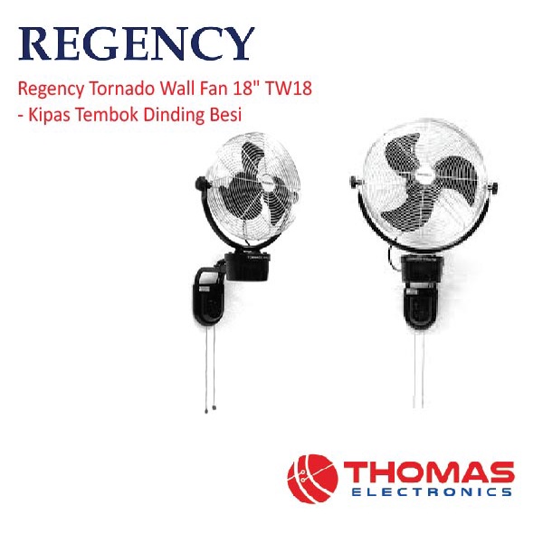 Jual Regency Tornado Wall Fan 18" TW18 - Kipas Tembok Dinding Besi ...