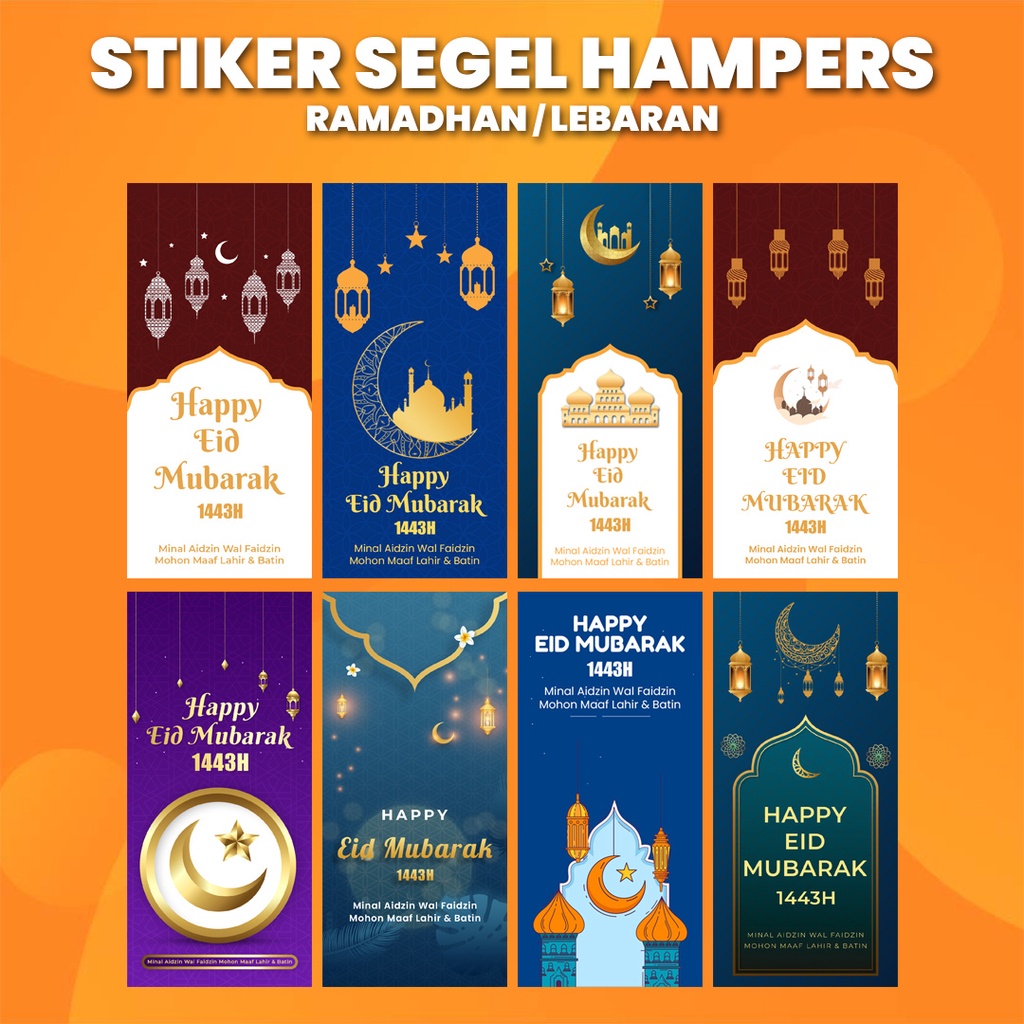 Jual Stiker Hampers Lebaran / Stiker Segel / STIKER BOX / STIKER SEAL ...