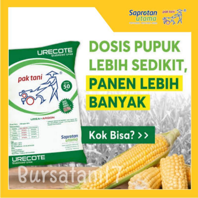 Jual Repack Urea pak tani URECOTE Kemasan 1kg Dosis hemat 50% | Shopee ...