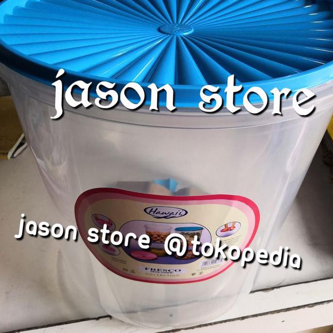 Jual PROMO!!!! Toples plastik Hawaii Fresco sealware 24 liter/Toples ...