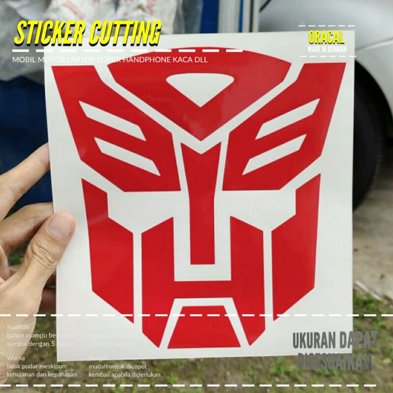 Jual STIKER TRANSFORMERS CUTTING BAHAN ORACAL CUSTOM | Shopee Indonesia