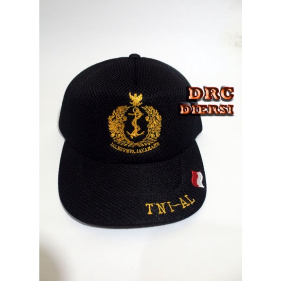 Jual DIERSI STORE TOPI DOUBLE MESH BORDIR TNI-AL /TOPI TNI ANGKATAN ...