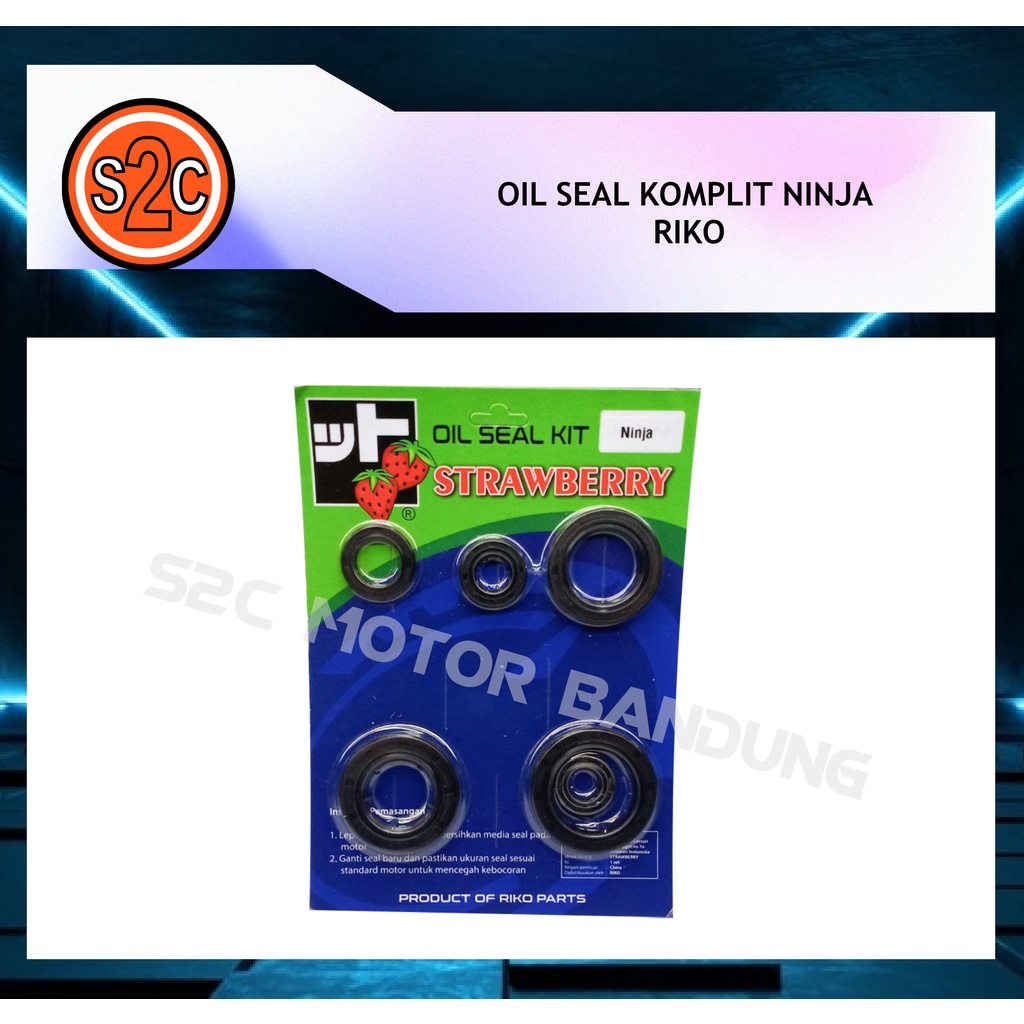 Jual OIL SEAL SIL KOMPLIT NINJA SEAL SELAHAN, PERSENELING, GEAR DEPAN DAN KRUK AS KANAN KIRI ...