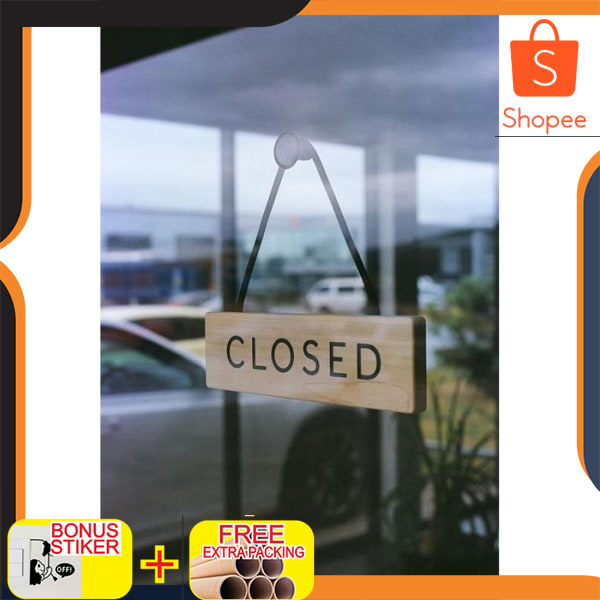 Jual sign system - papan tanda - papan tanda open close Keren | Shopee ...