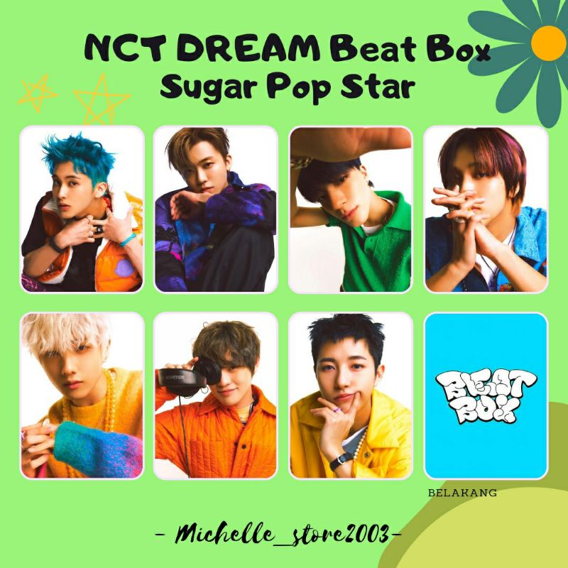 Jual Michelle_Store2003 Photocard NCT DREAM Beat Box Sugar Pop Star ...