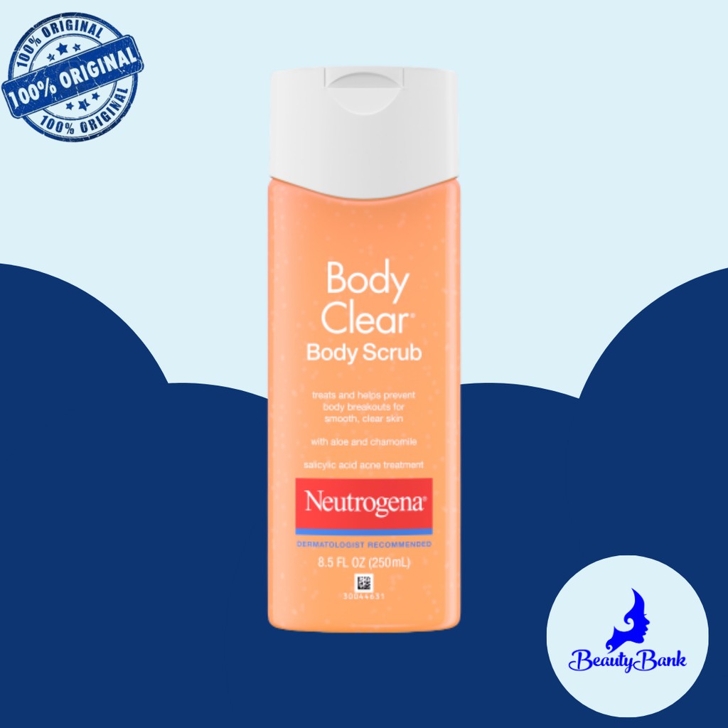 Jual BEAUTYBANK - Neutrogena Body Clear Acne Body Scrub With Salicylic ...
