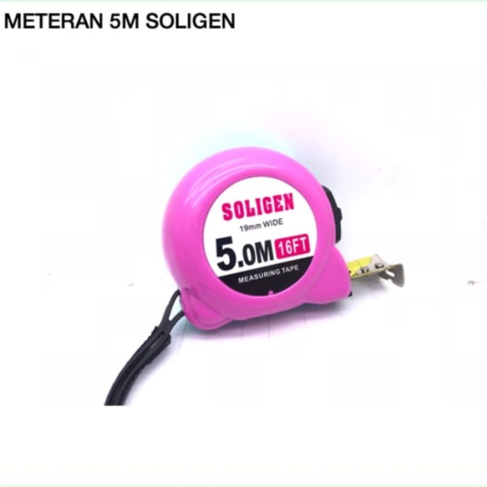 Jual METERAN SOLIGEN 5M - METERAN BANGUNAN - 5 METER - METERAN ROLL ...
