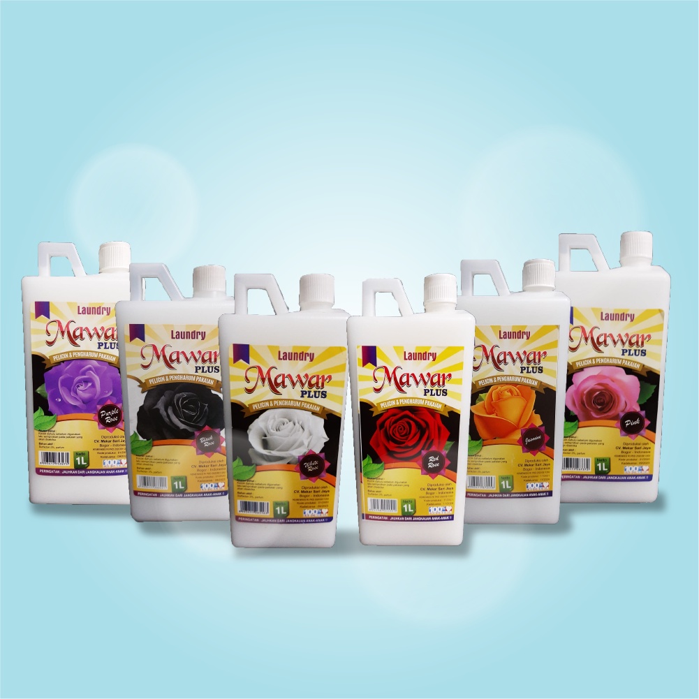 Jual Mawar Plus Pewangi Pakaian Pelicin Setrika Super Laundry Pelembut ...