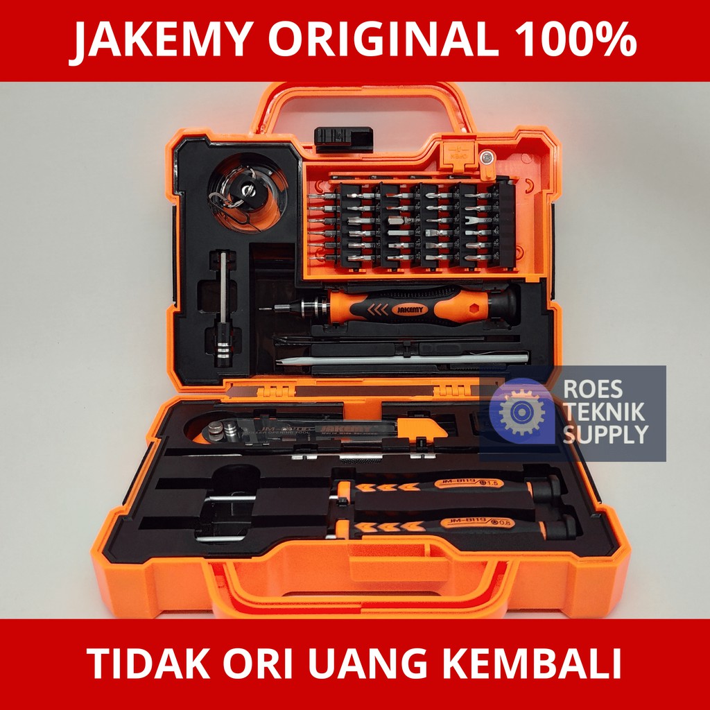 Jual Tool Repair Obeng Set Teknisi HP / Komputer / Laptop JAKEMY JM ...
