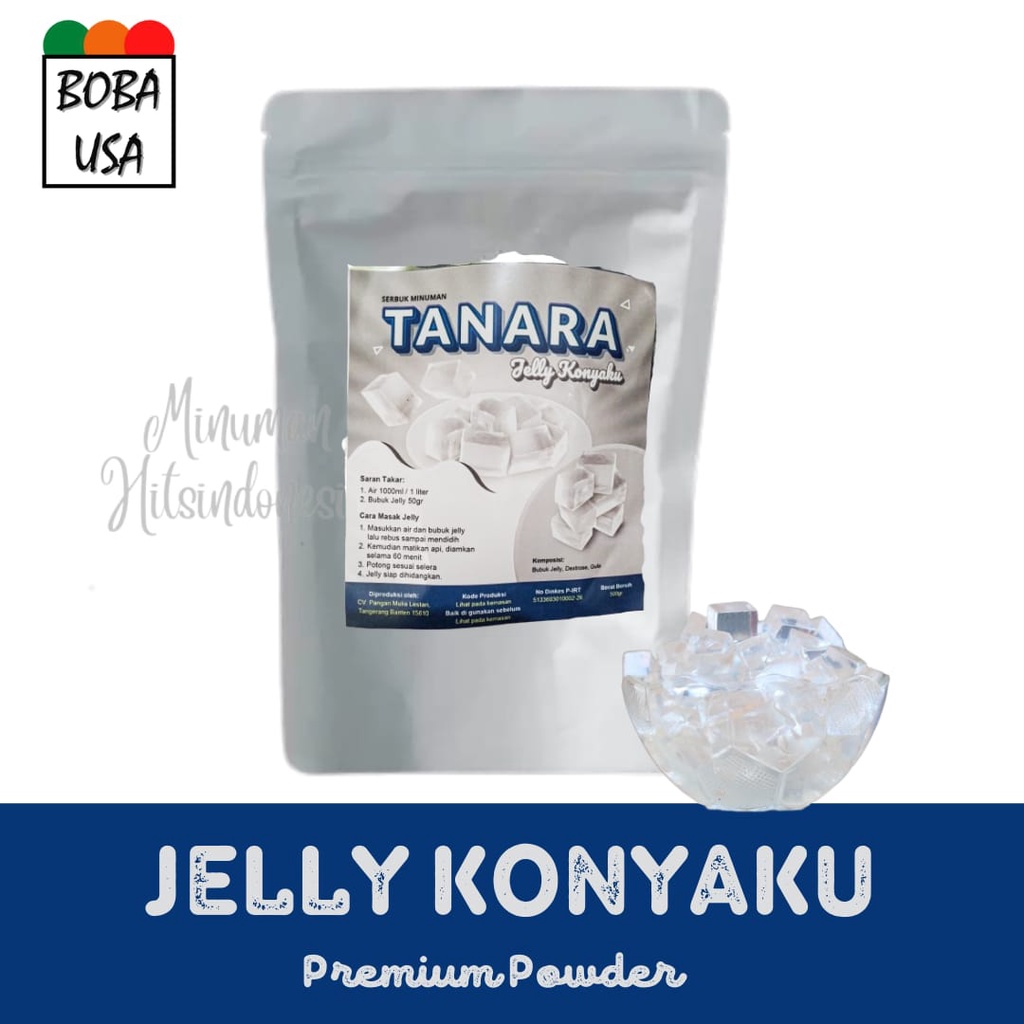 Jual Jelly Konyaku 1kg/Premium Powder Plain 1000gr/Topping Minuman Kekinian Termurah - Tanara ...