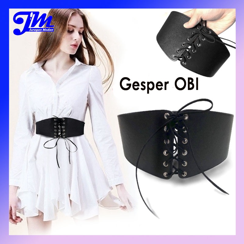 Jual Belt Wanita Obi Besar Lebar Elastic Waist Wide Bandage Girdle Ikat ...