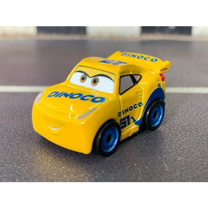 Jual Disney Pixar Cars Mini Racers Dinoco Cruz Ramirez Loose Pack - 4 ...