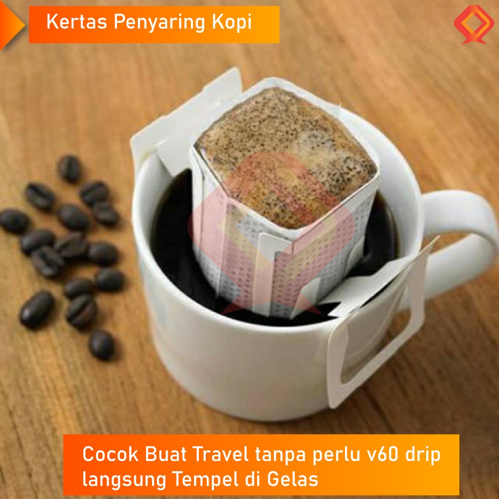 Jual Kopi Drip Paper Bag Filter Kertas Penyaring Coffee Kopi Saringan ...