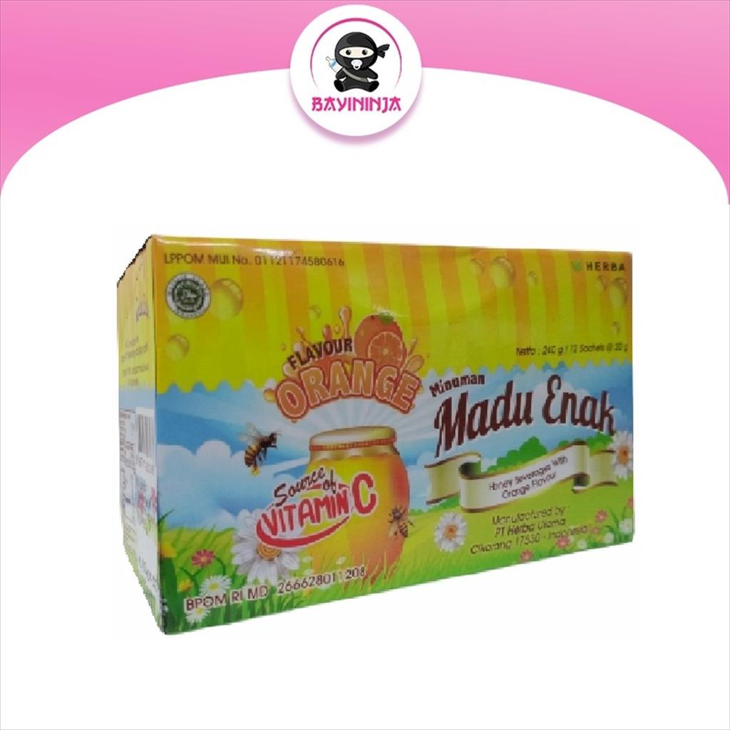 Jual MADU ENAK Sachet Minuman Madu Rasa 12 s x 20 g | Shopee Indonesia