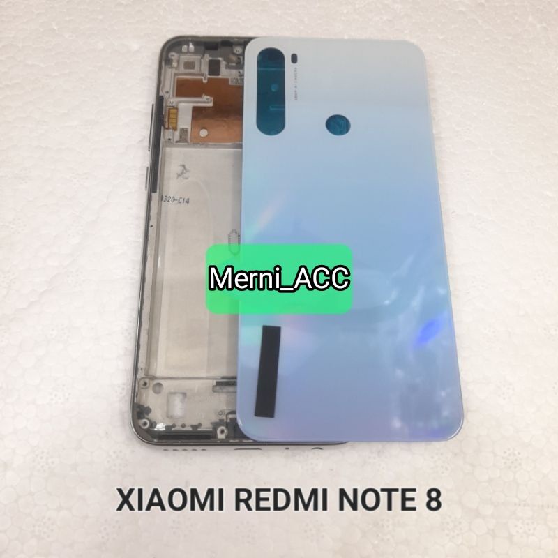 Jual CESSING HAUSING FULLSET XIAOMI REDMI NOTE 8 BACKDOOR / BACKCOVER ...