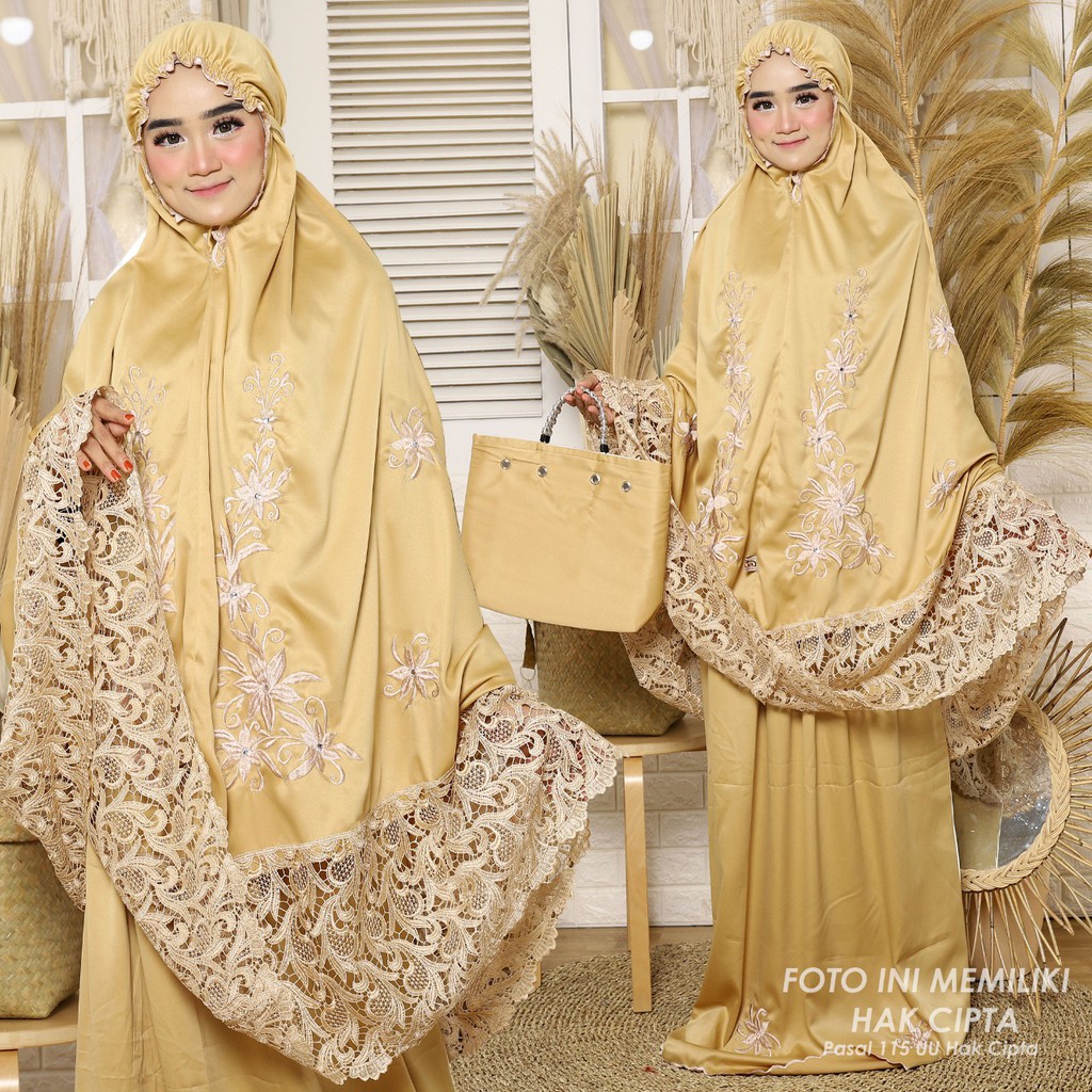 Jual Mukena Bordir Mewah mukena Renda Premium Mukena Dewasa Terbaru ...