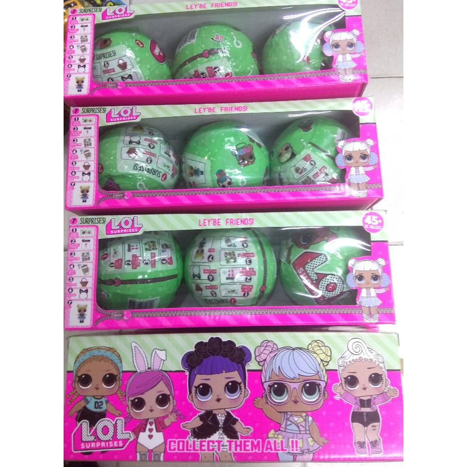 Jual Dijual LOL SURPRISE BALL MAINAN BONEKA KEJUTAN DALAM TELUR ...