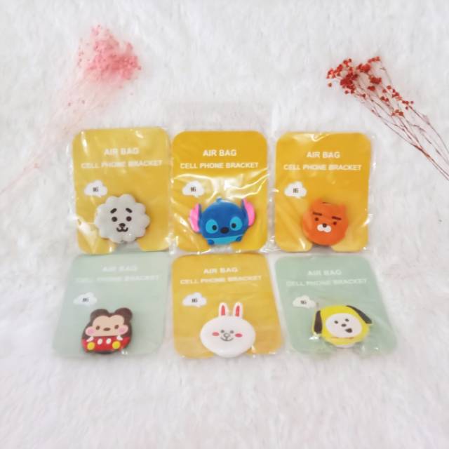 Jual Popsocket Karakter 4D ( TERSEDIA BT21 ) | Shopee Indonesia