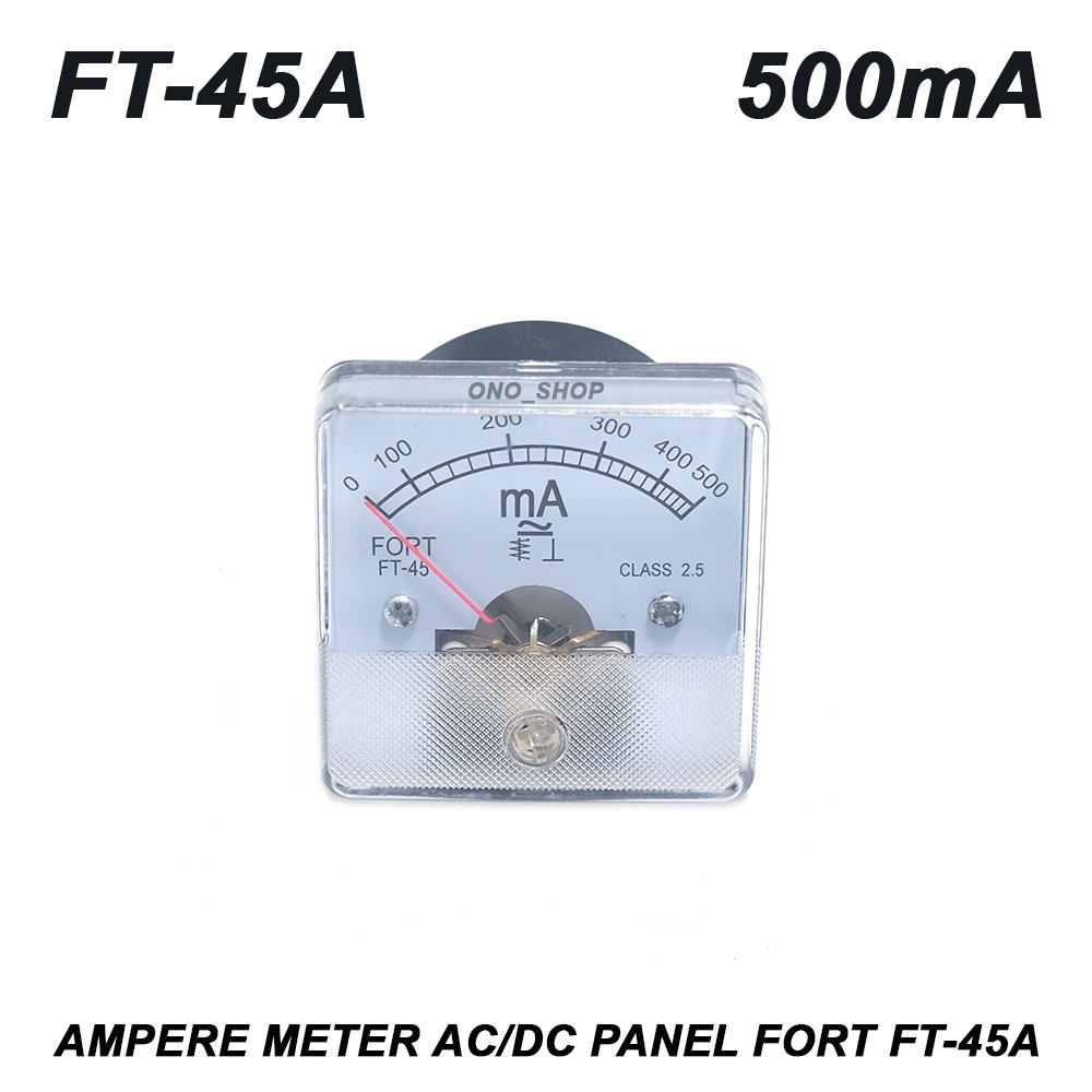 Jual FORT FT-45A - Ampere Meter AC/DC Panel | Shopee Indonesia