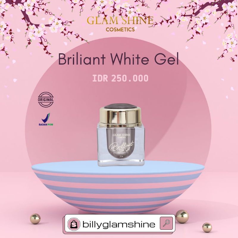 Jual Briliant White Gel Glamshine | Shopee Indonesia