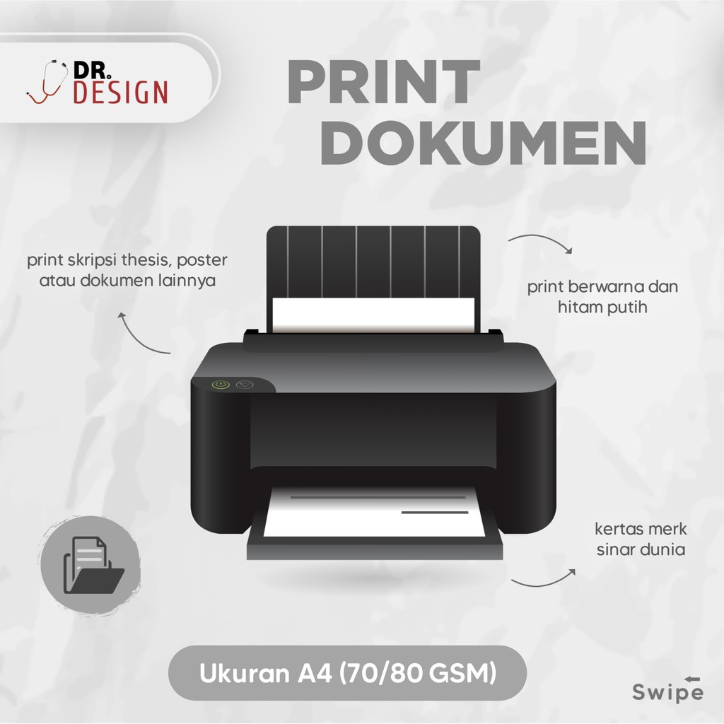 Jual Jasa Print Document A4 ( 70 Gsm /80 Gsm ) / Print Skripsi Thesis ...