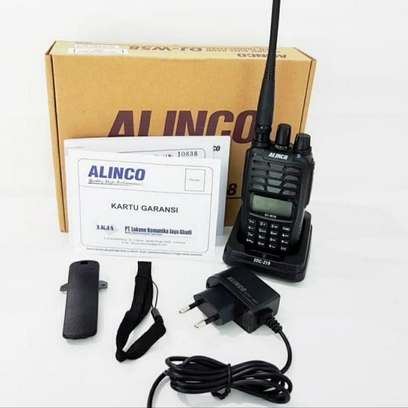 Jual HT ALINCO DJ-W58 WATERPROOF GARANSI ALINCO W 58 RADIO HT ALINCO ...