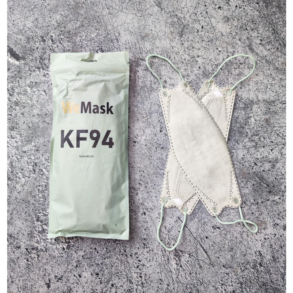 Jual WEMASK KF94 10 PC - MASKER PREMIUM KF94 WEMASK 4PLY MEDICAL | Shopee Indonesia