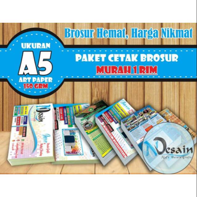 Jual Cetak Brosur / 1 Rim 500 Lmbar-Kertas Artpaper 150grm | Shopee ...