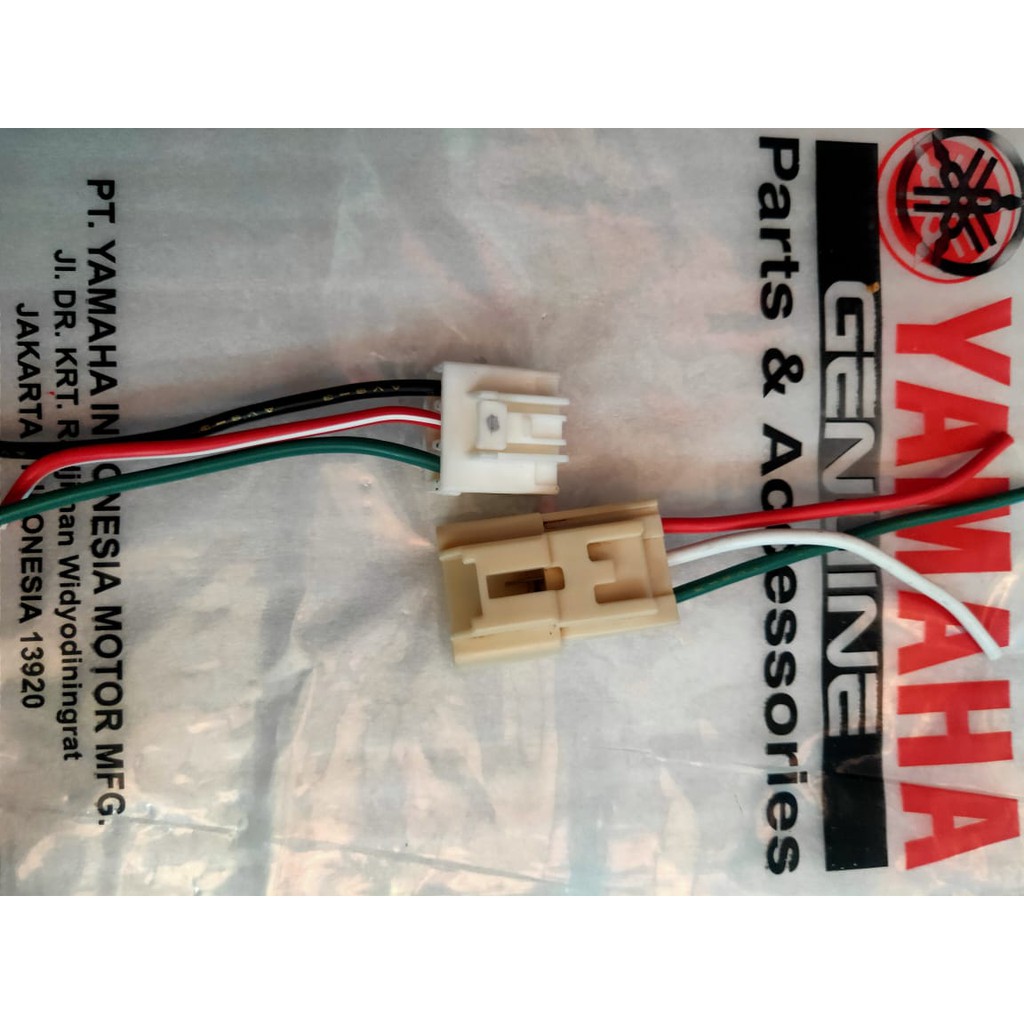 Jual KABEL SOCKET SOKET 3 PIN SPULL SPUL YAMAHA AEROX FREEGO | Shopee ...