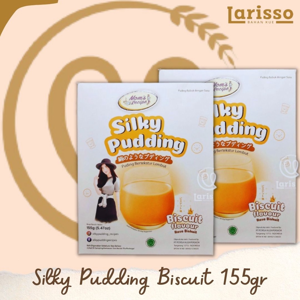 Jual FORISA SILKY PUDDING MOM RECIPE BISCUIT FLAVOUR RASA BISKUIT 155GR ...