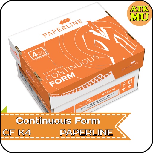 Jual Kertas Continuous Form 9,5" x 11" 4 PLY NCR K4 Paperline | Shopee ...