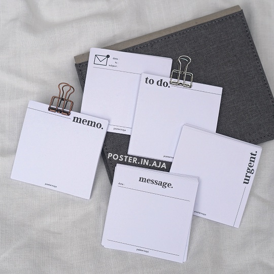 Jual Notes Memo Kertas Notepad Note Mix Catatan Unik Lucu Aesthetic ...