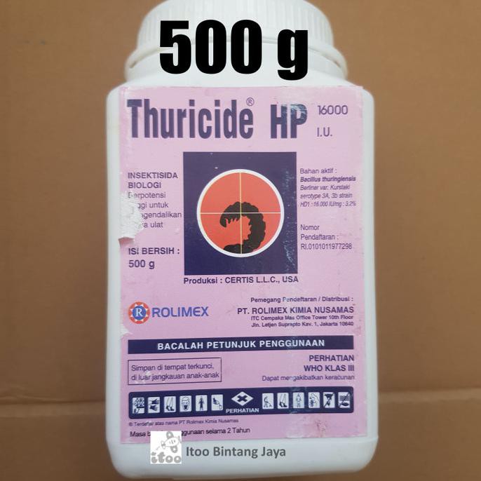Jual Best Produk] Insektisida Biologis Rolimex Thuricide Hp Untuk Ulat ...