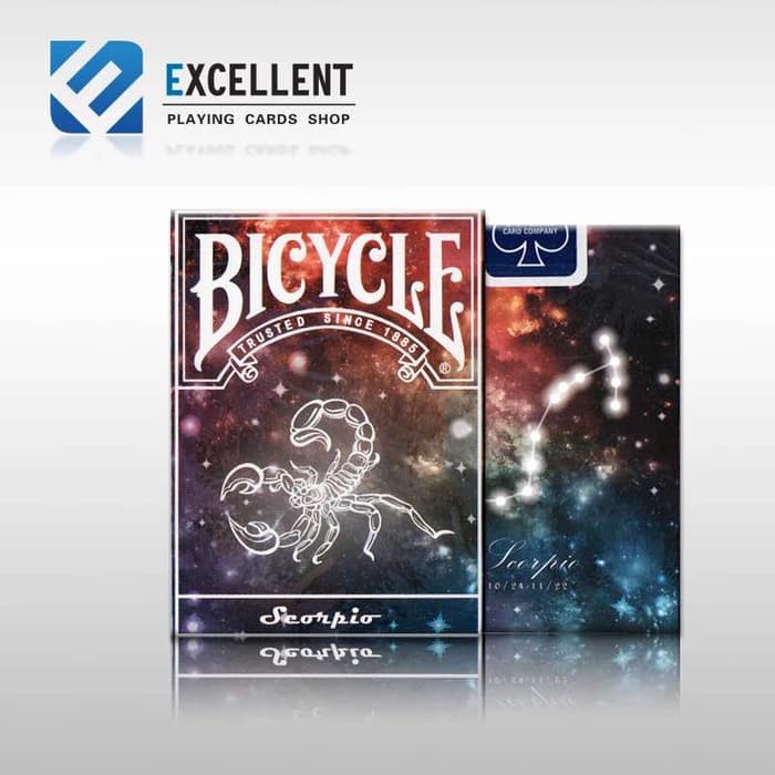 Jual Bicycle Scorpio Playing Card Import America Limited 1885 Zodiac ...